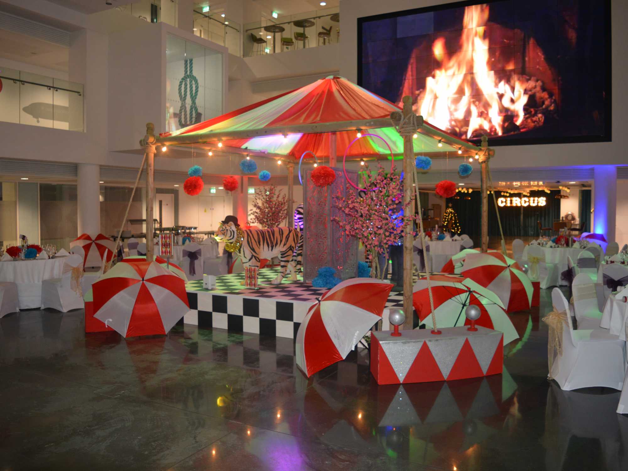Vintage Circus Christmas Theming | Emphasis Event Production