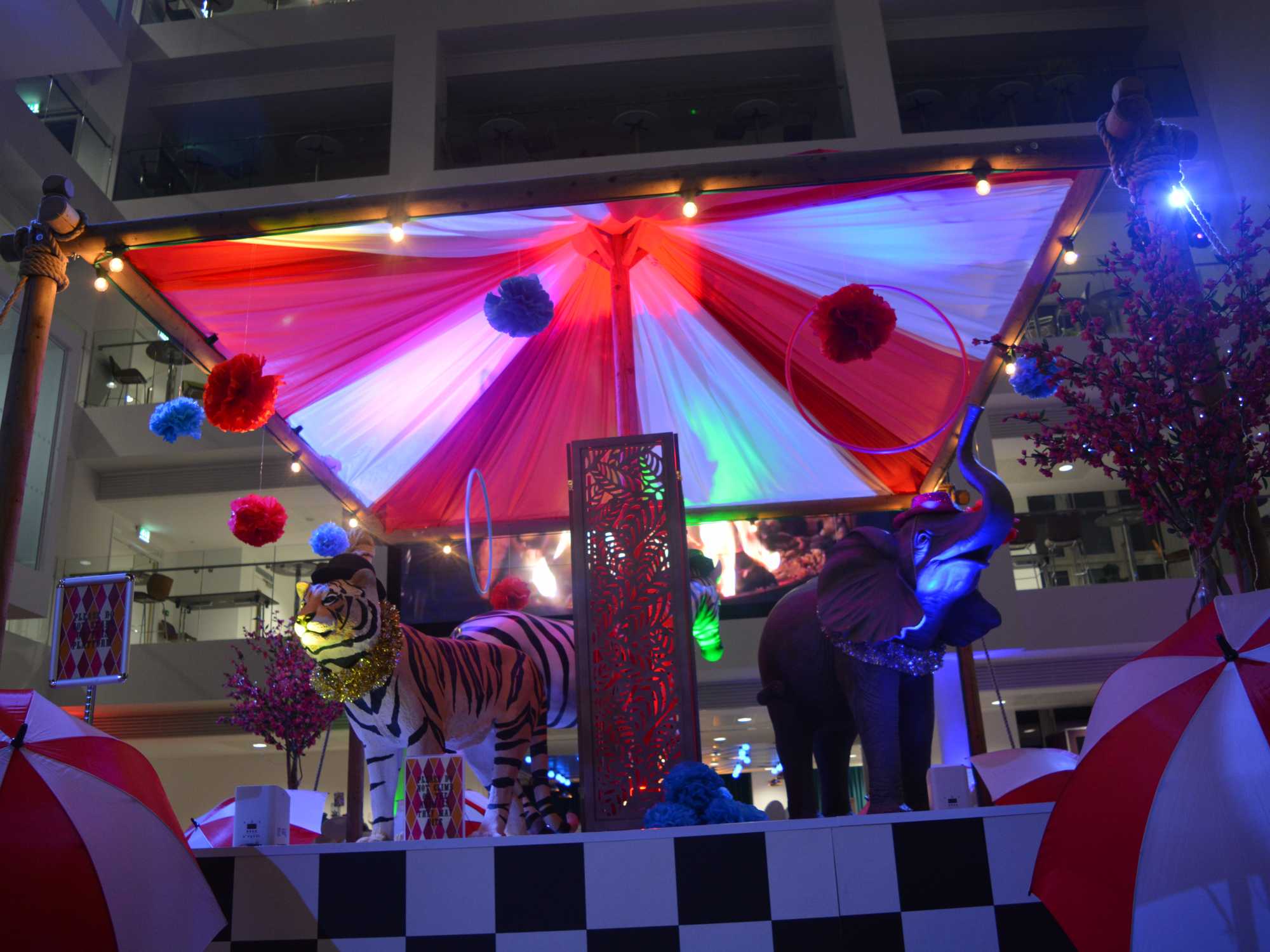 Vintage Circus Christmas Theming | Emphasis Event Production