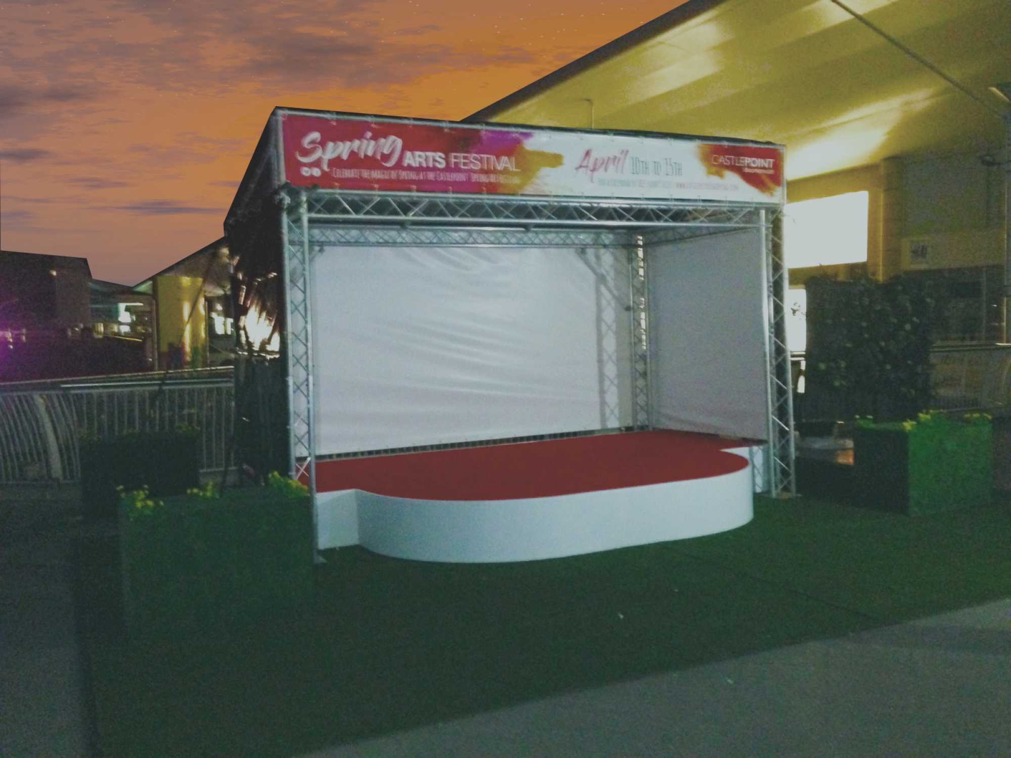 Spring Arts Live Events Stage | Emphasis Event Production