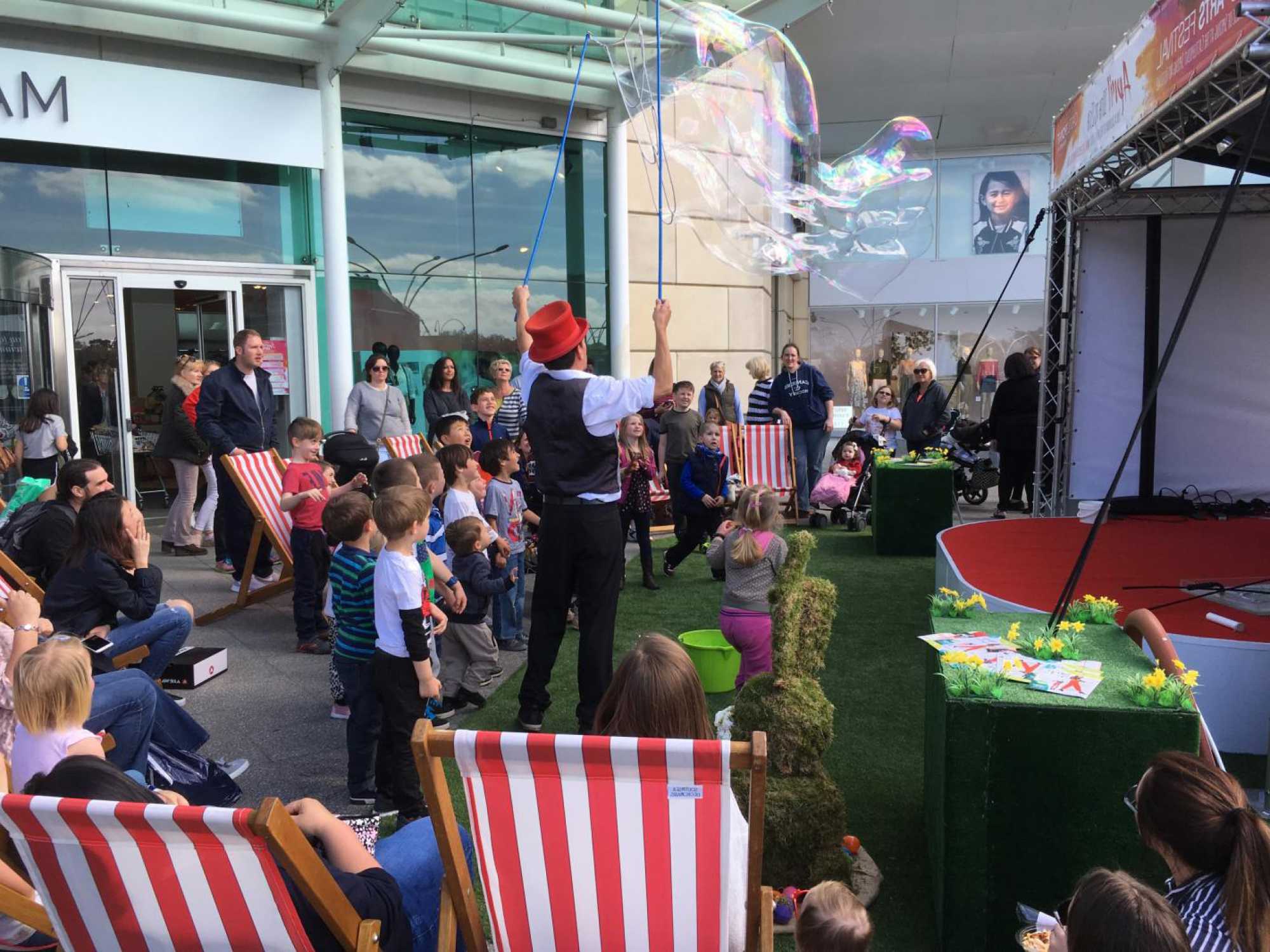 Spring Arts Live Events Stage | Emphasis Event Production